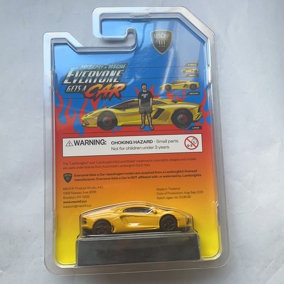Mschf | Toys | Mr Beast X Mschf Everyone Gets A Car Xsmall Car ...